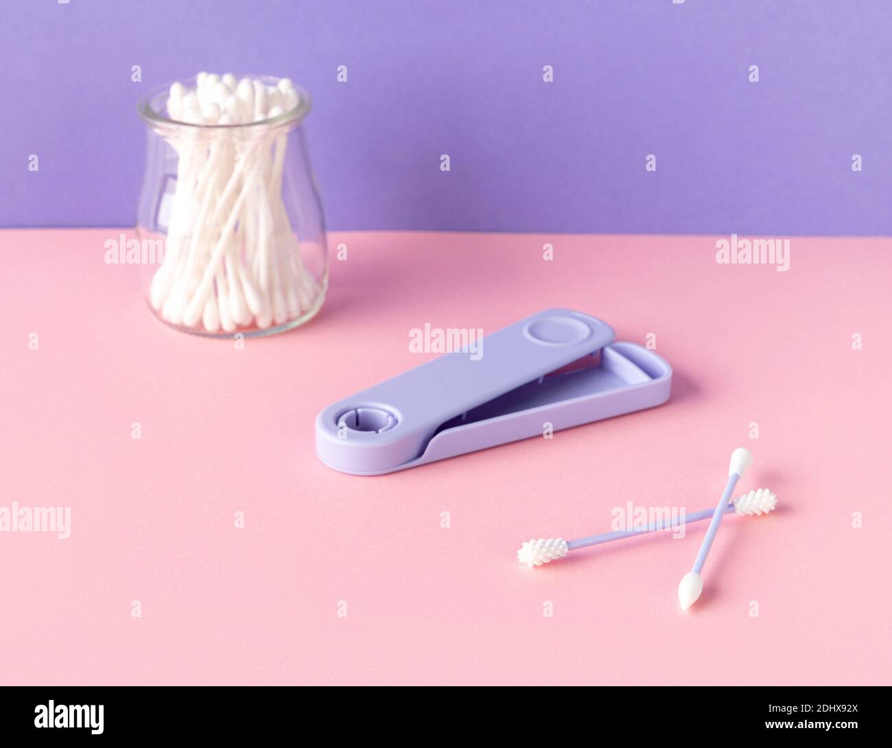 Creative composition with reusable silicone swab. Alternative to cotton ...