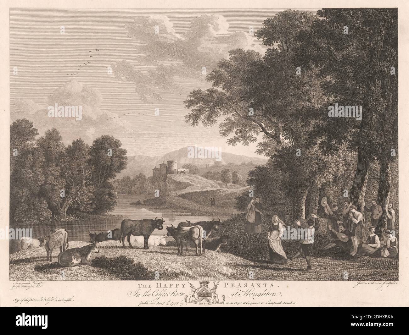 The Happy Peasants, James Mason, 1710–1783, British, after painting ...