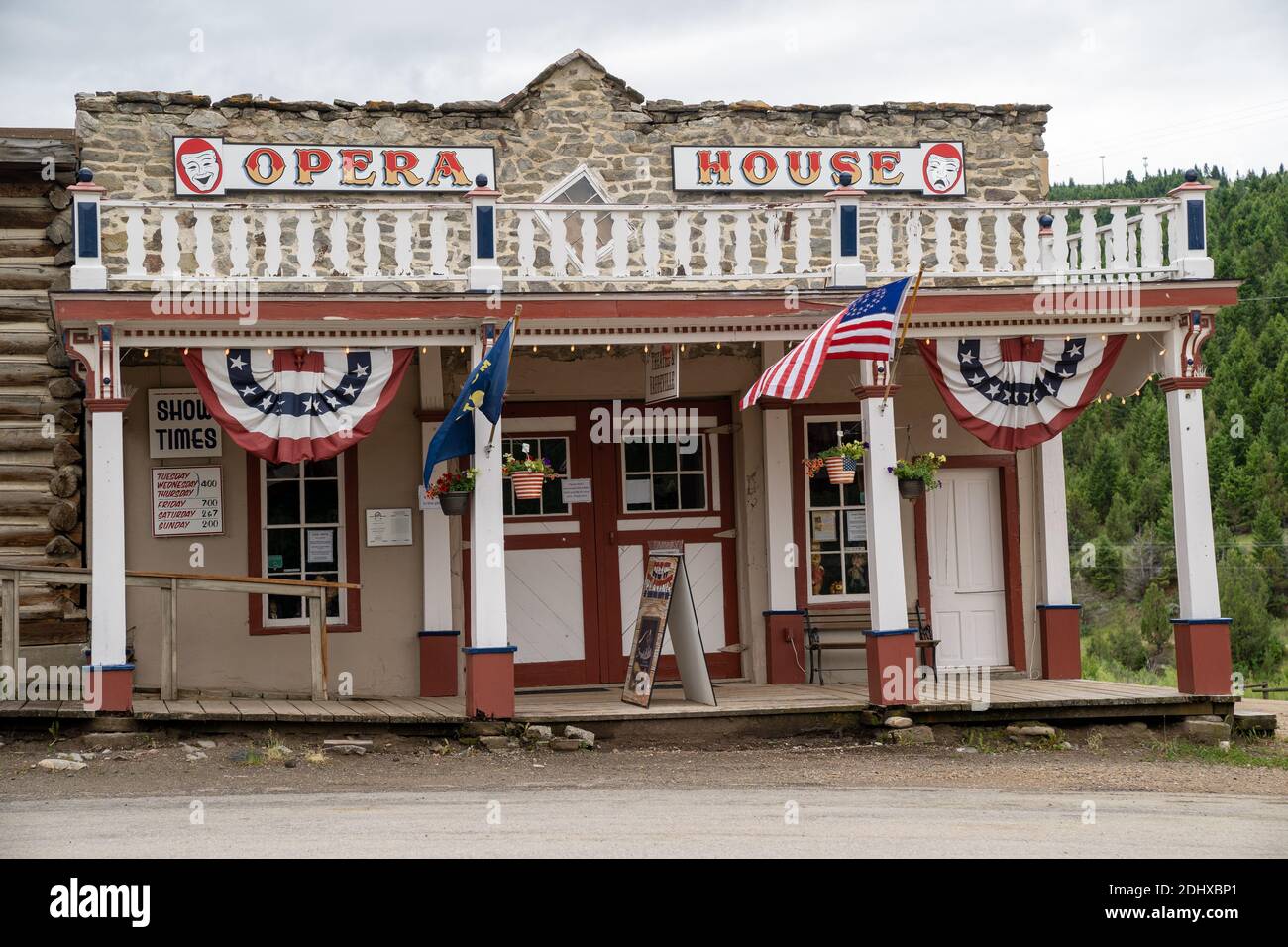 Virginia City, Montana - June 29, 2020: Old historical Opera House ...