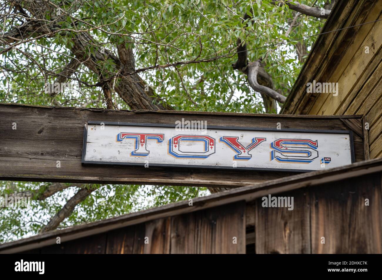 Generic sign for a toy store Stock Photo - Alamy