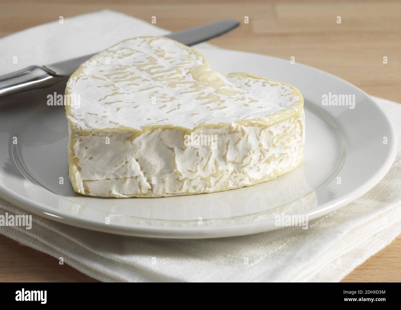 Neufchatel, French Cheese produced in Normandy from Cow's Milk Stock ...