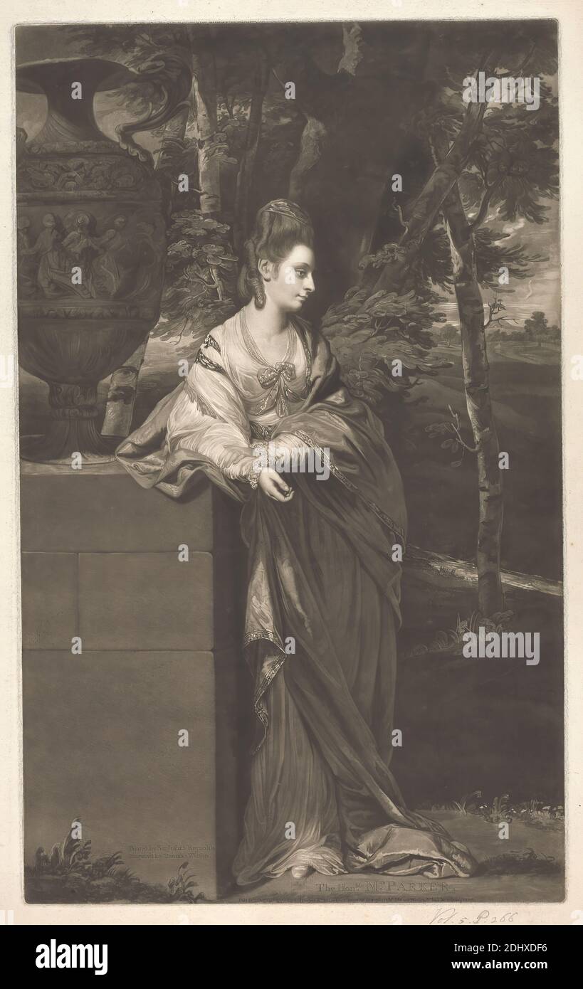 Mrs. Theresa (née Robinson) Parker, Thomas Watson, 1743–1781, British ...