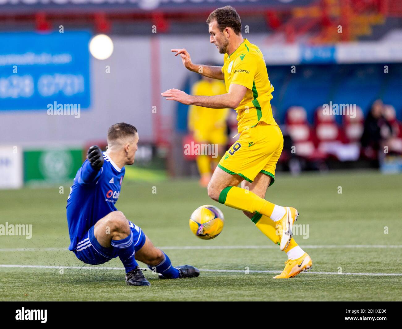 Foys Stadium, Hamilton, Scotland, UK. Saturday 12th December 2020 Ryan ...