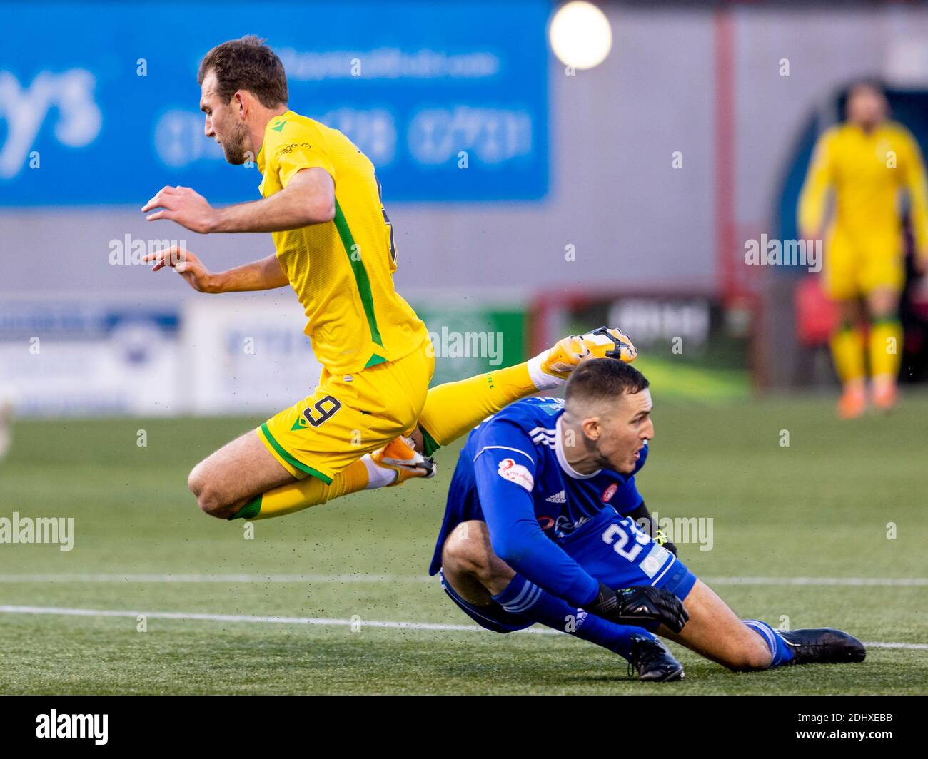 Foys Stadium, Hamilton, Scotland, UK. Saturday 12th December 2020 Ryan ...