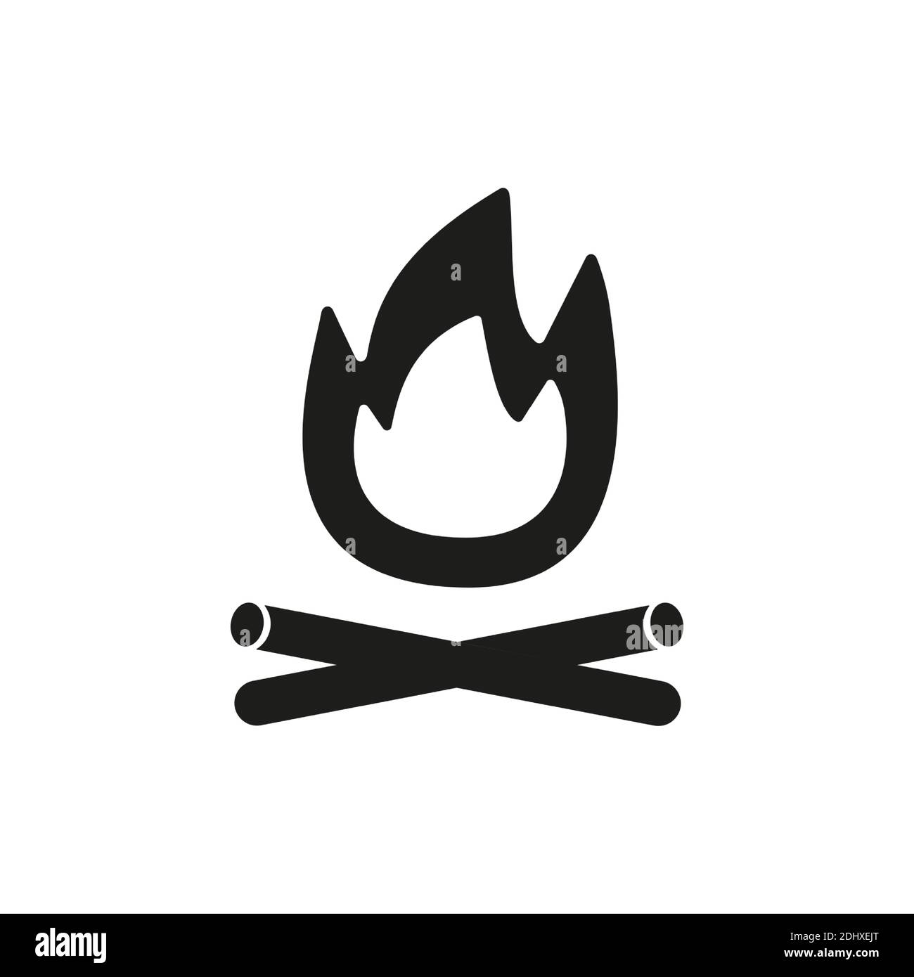 campfire icon element of camping icon for mobile concept and web apps ...
