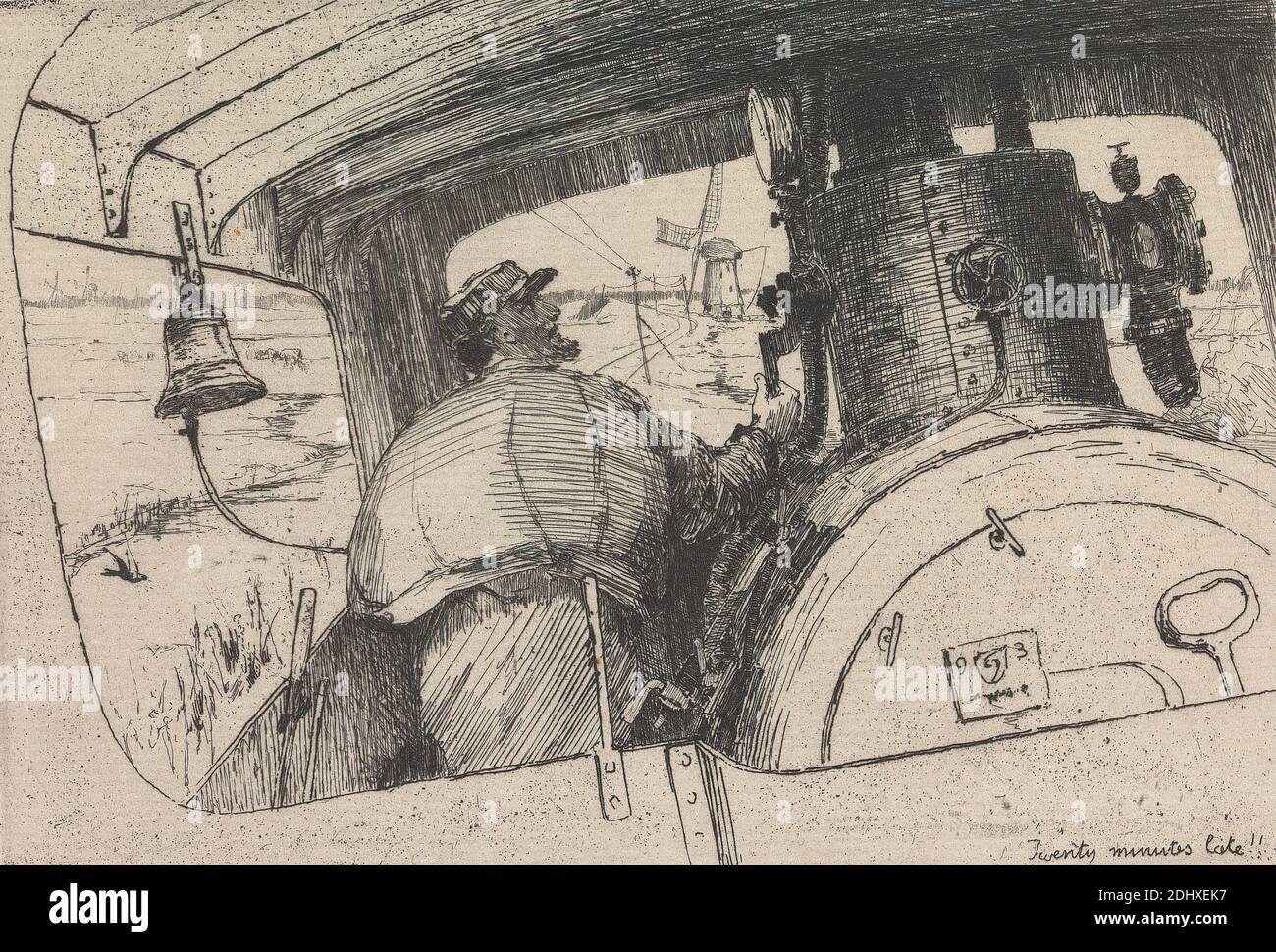 Twenty Minutes Late!! No. 2, Sir Frank Short, 1857–1945, British, 1893 ...
