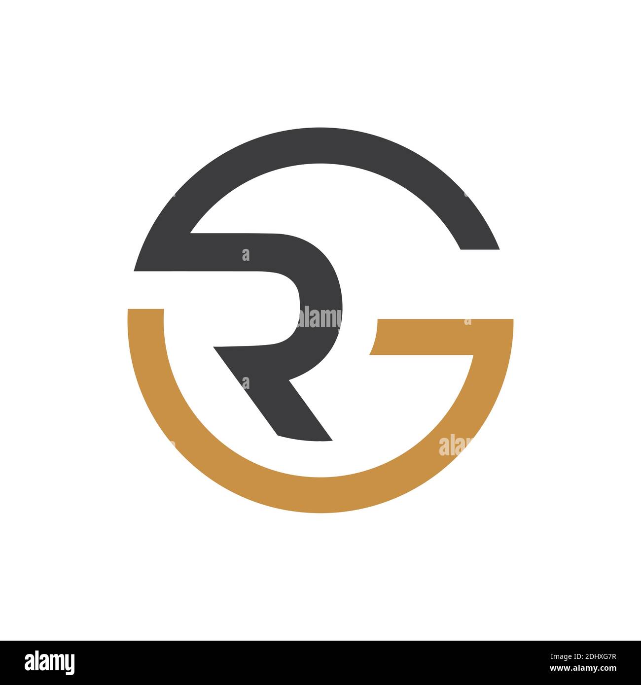Rg modern logo Stock Vector Images - Alamy