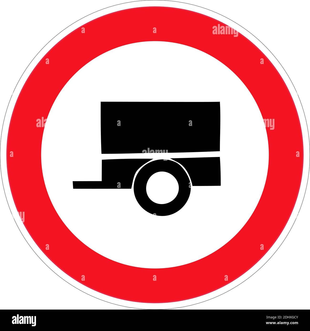 No Car Towing Traffic Road Symbols Sign,Vector Illustration, Isolate On ...