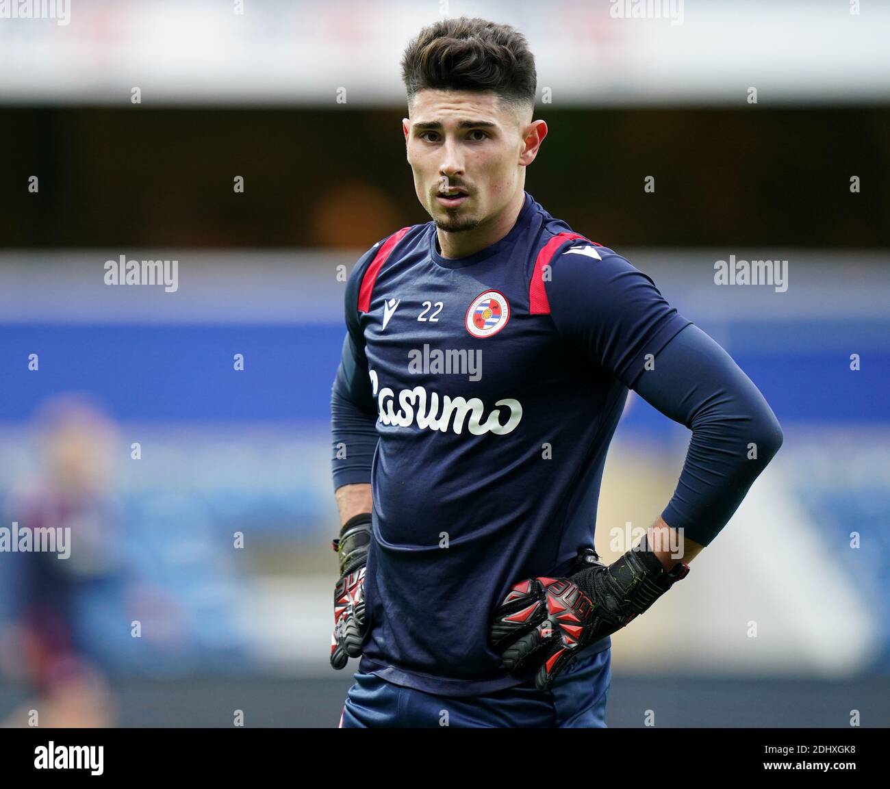 Reading goalkeeper Luke Southwood before the Sky Bet Championship match ...