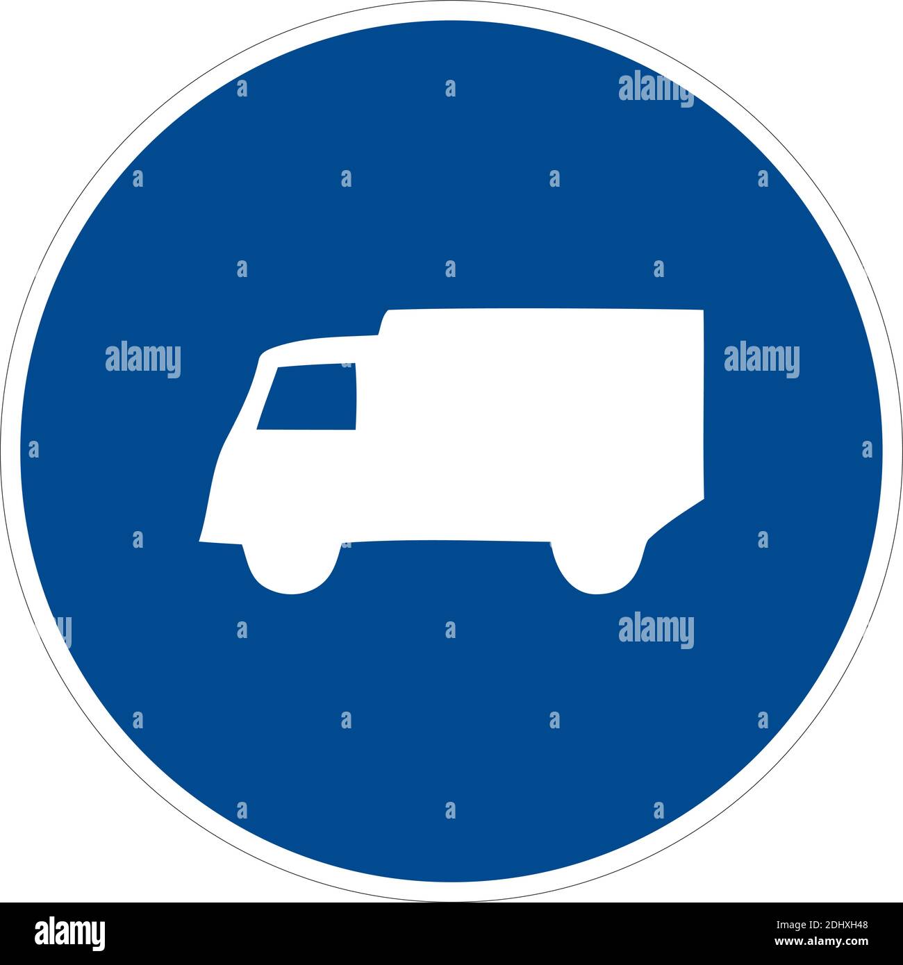 Command road sign command lane. Vector illustration Stock Vector Image ...