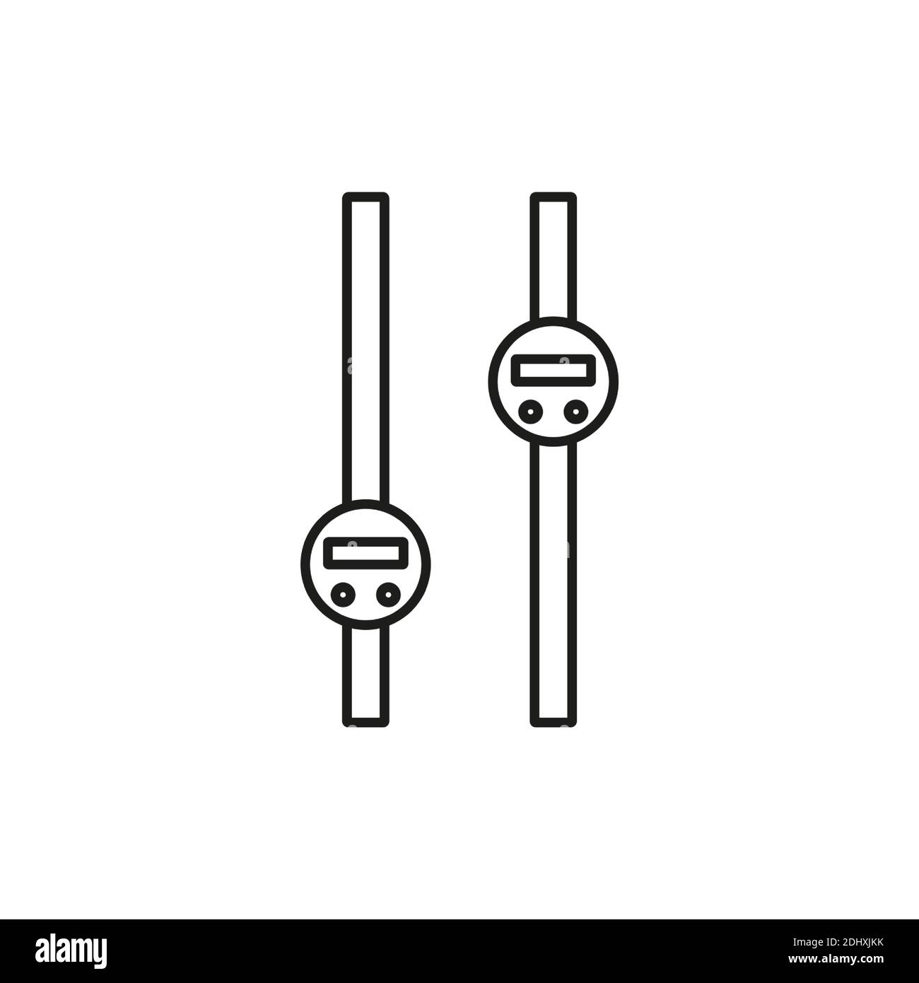 water meter icon element of plumbing icon for mobile concept and web ...