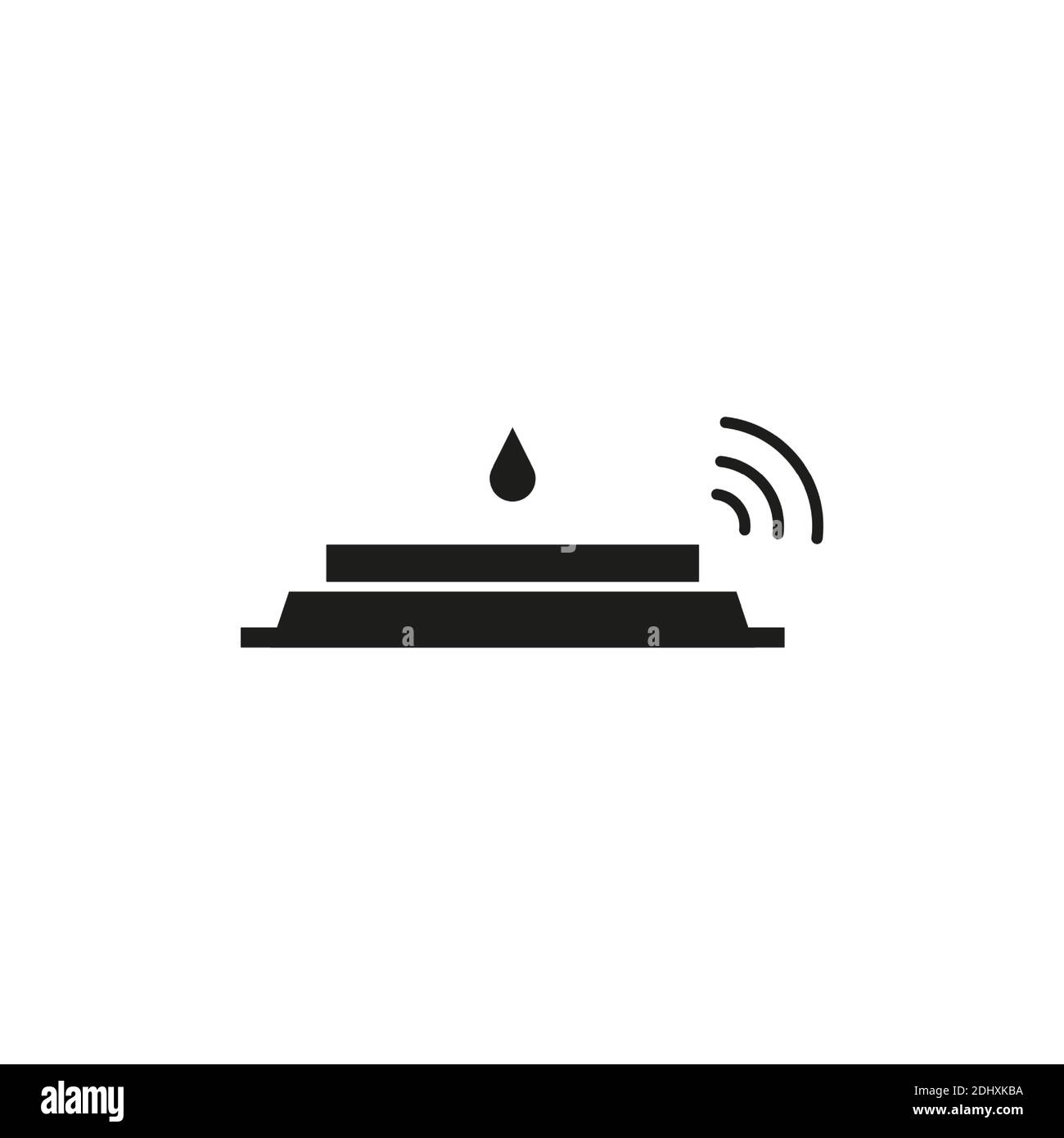 water sensor icon element of plumbing icon for mobile concept and web ...