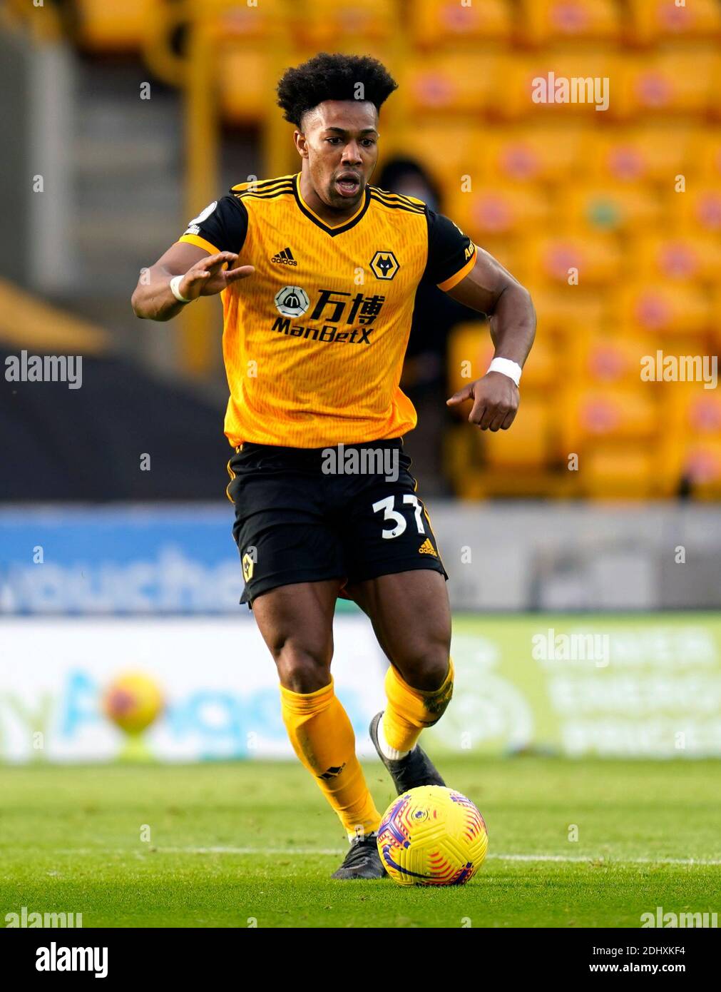 Wolverhampton Wanderers' Adama Traore during the Premier League match ...