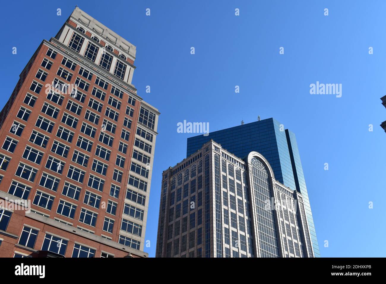 Boston skyline with buildings hi-res stock photography and images - Alamy