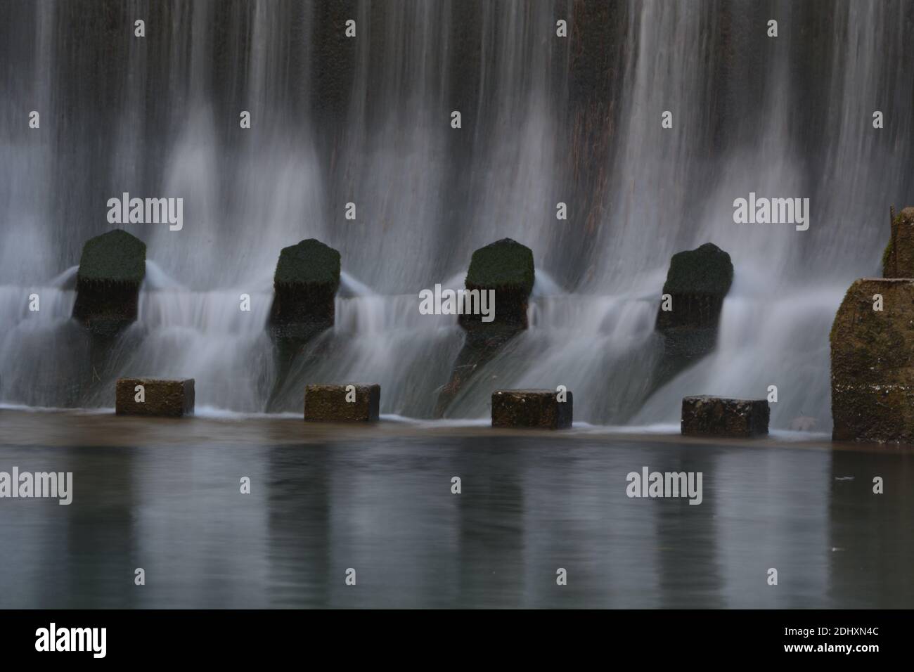 waterfall in rhodes Stock Photo - Alamy