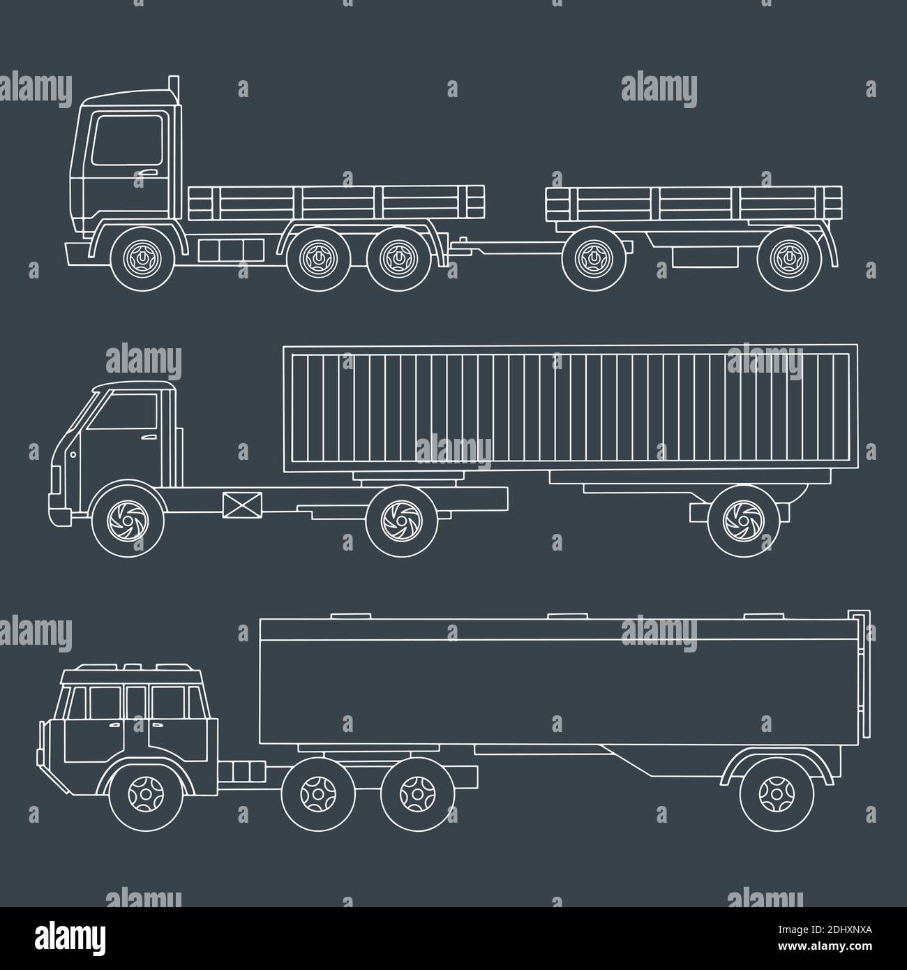 Car side view line drawing vector hi-res stock photography and images ...