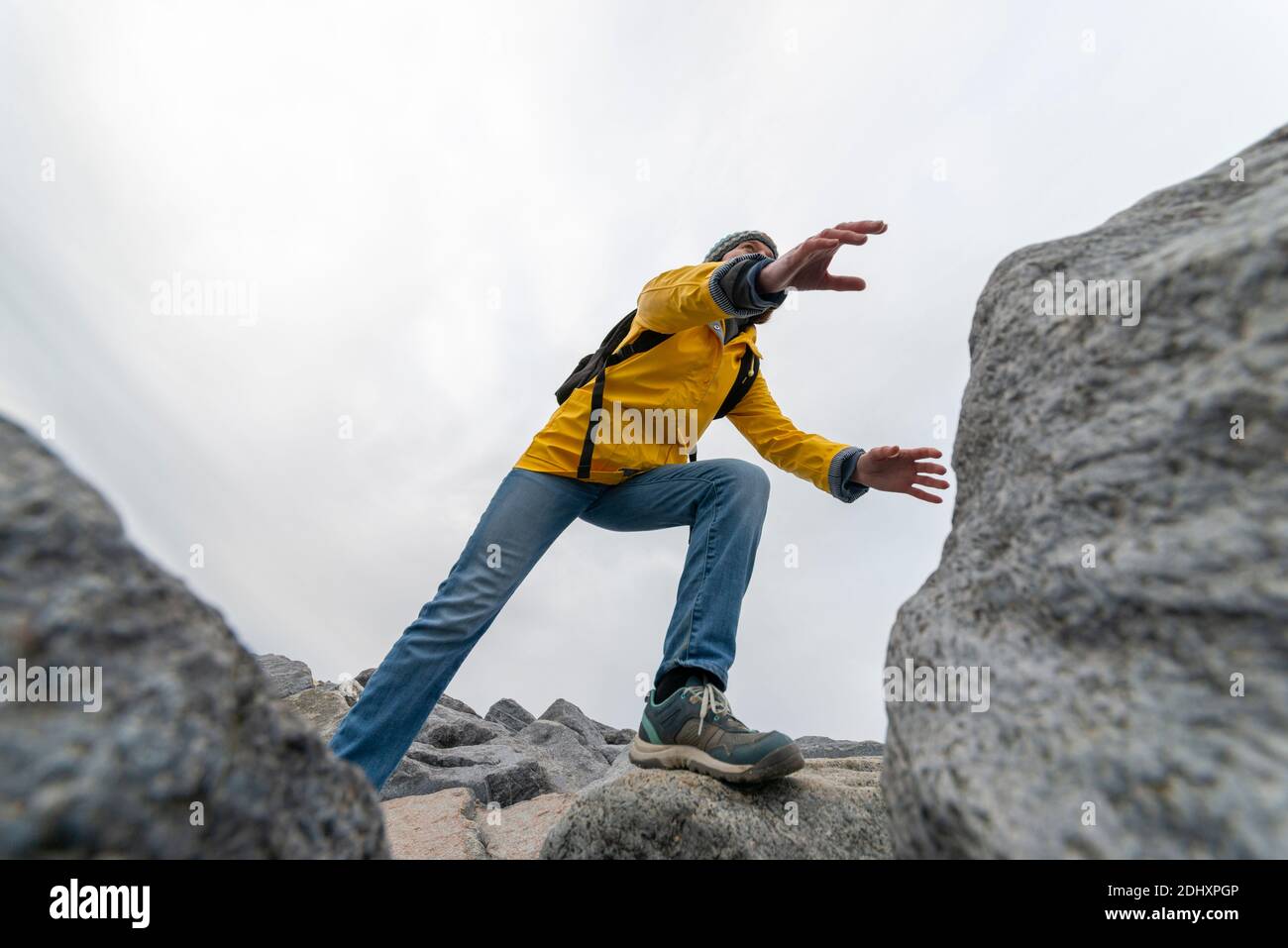 Mature woman hiker hi-res stock photography and images - Alamy