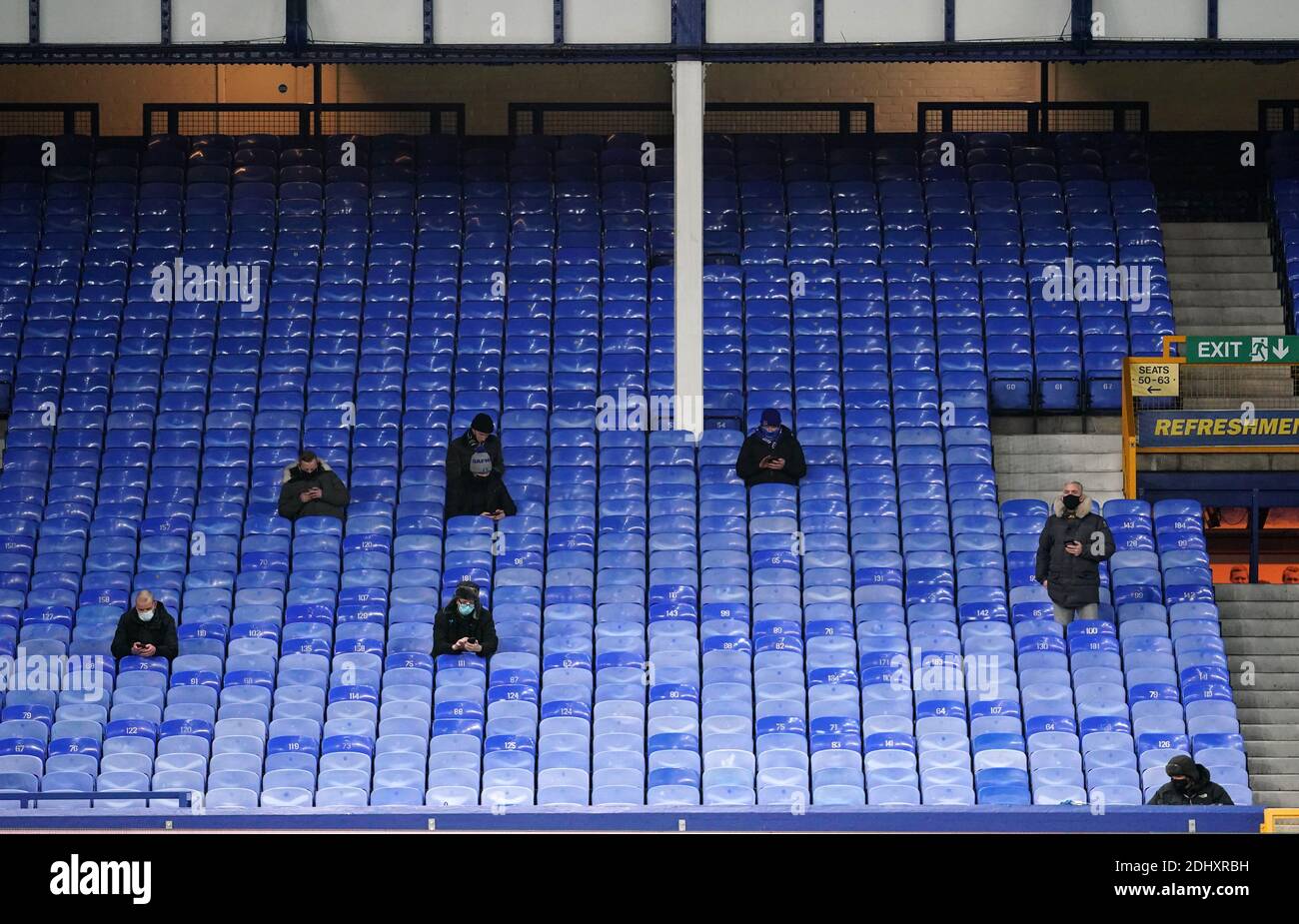 Seats at goodison park hi-res stock photography and images - Alamy