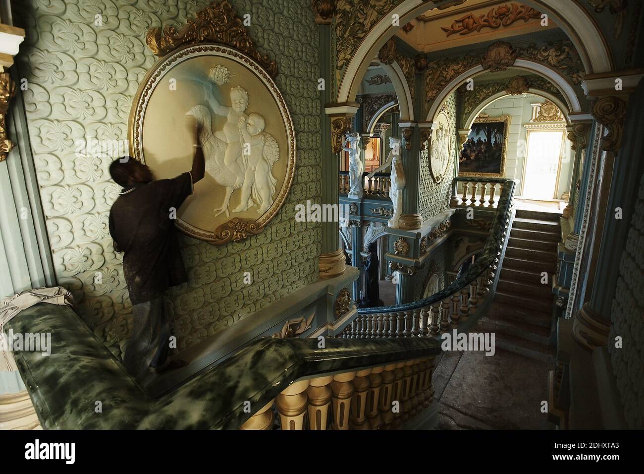 Africa /MALI / BAMAKO /The palace of Mamadou Sinsiy Coulibaly the ...