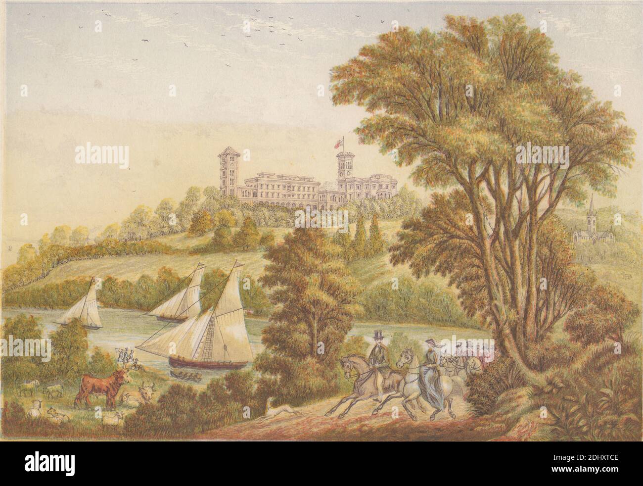 Osborne castle hi-res stock photography and images - Alamy