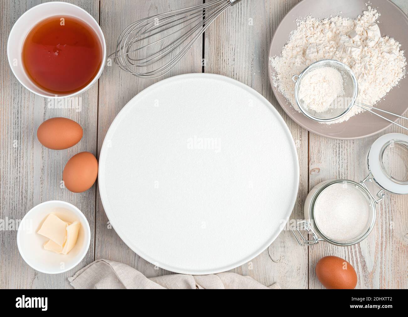 Kitchen table ingredients making hi-res stock photography and images ...