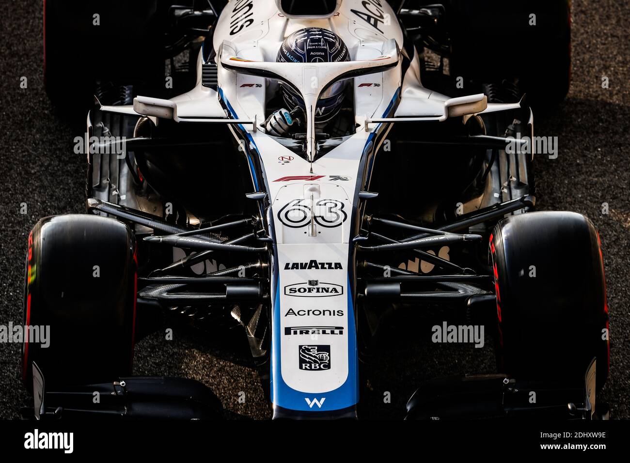 63 RUSSELL George (gbr), Williams Racing F1 FW43, action during the ...