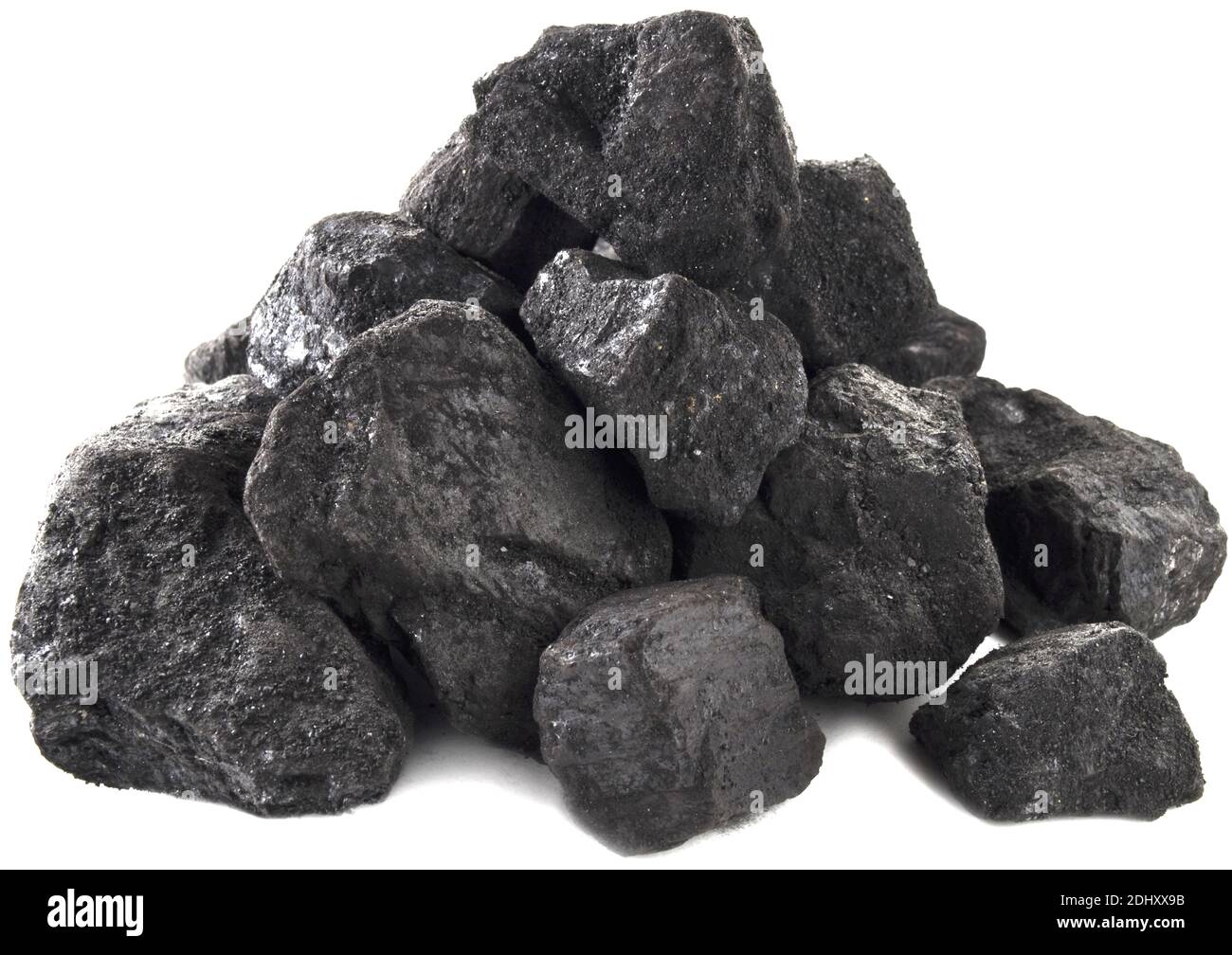 Large chunks of coal in a plie Stock Photo - Alamy