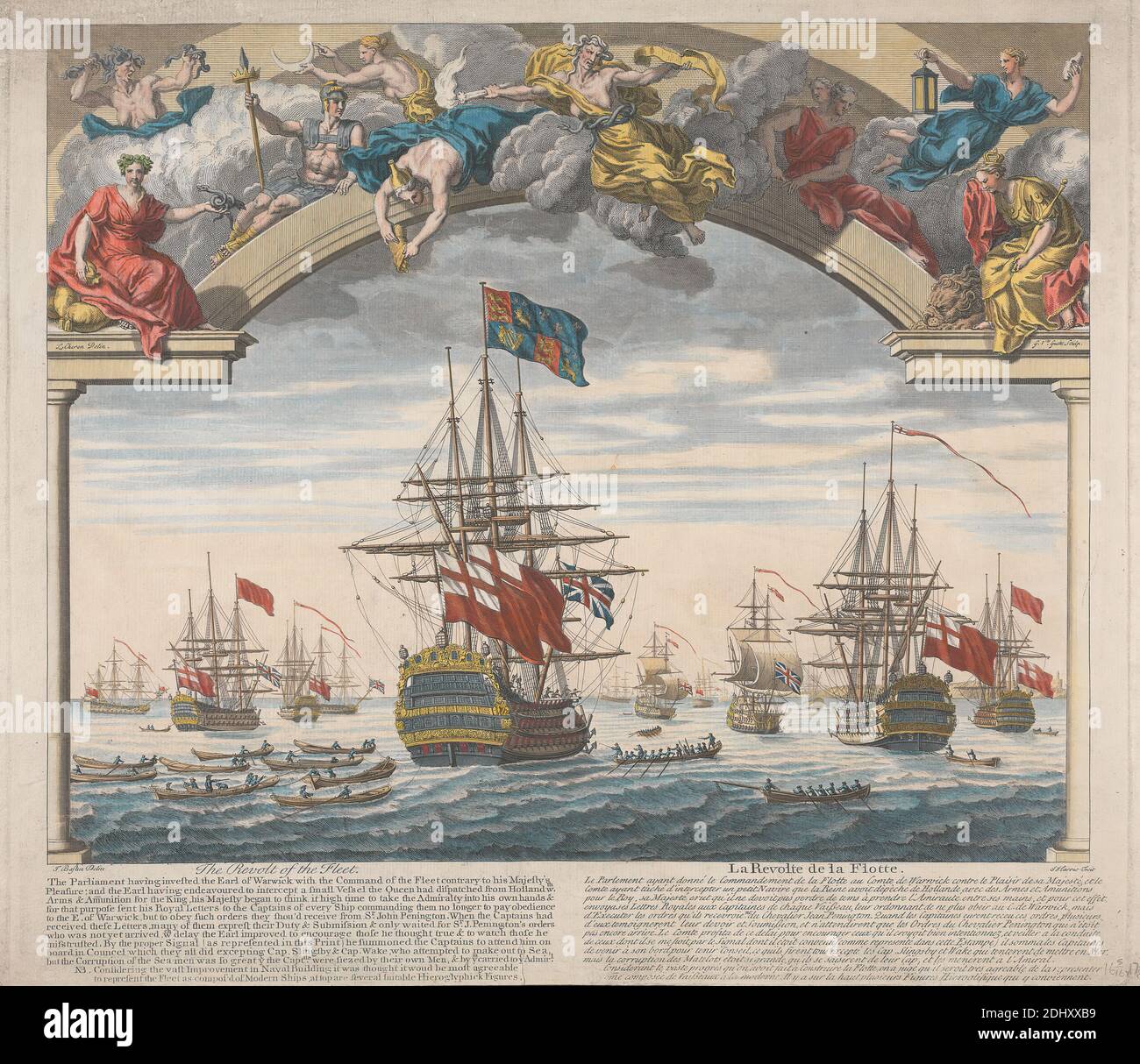 1715 plate fleet hi-res stock photography and images - Alamy