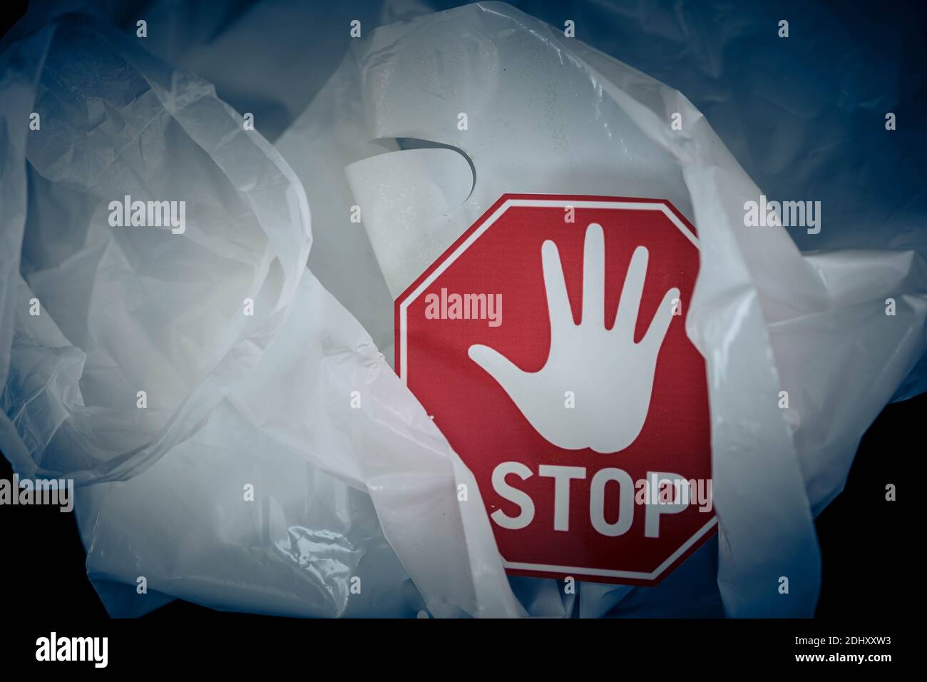 Europe bans plastic bags because of microplastics in the oceans Stock ...