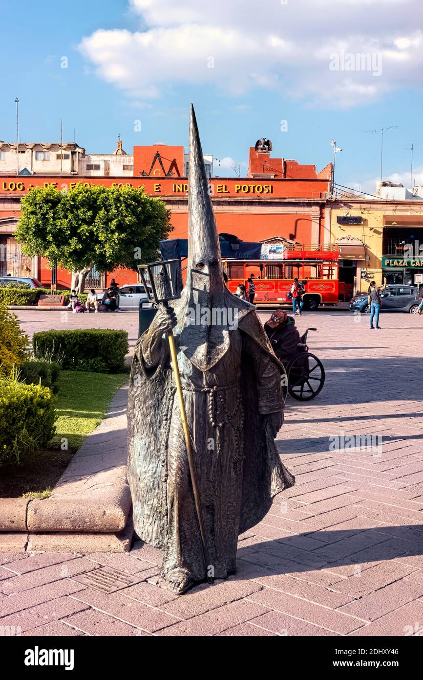 Procession of Silence statue, San Luis Potosi, Mexico Stock Photo - Alamy