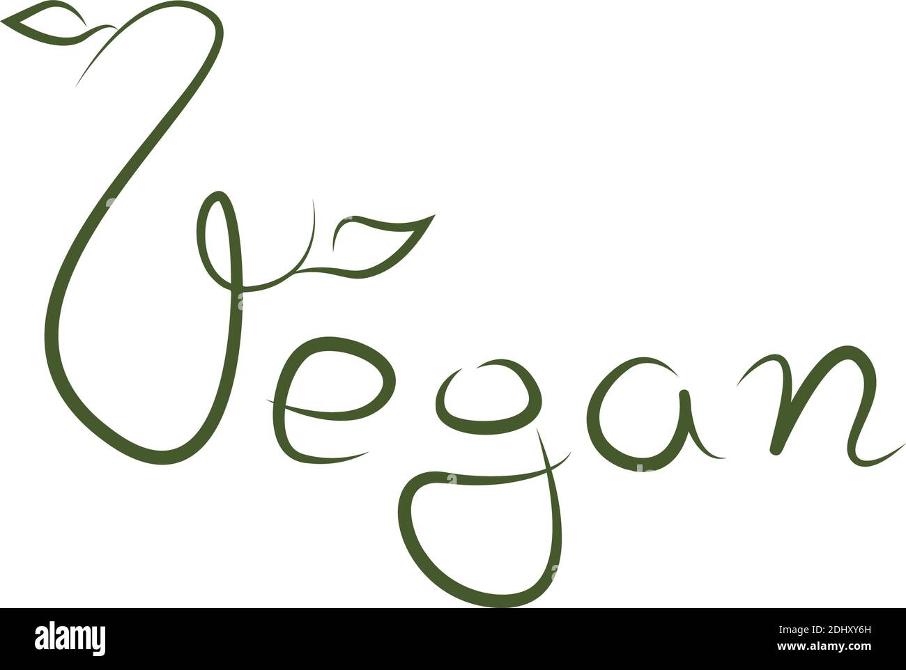 Bio green leaf word Stock Vector Images - Alamy