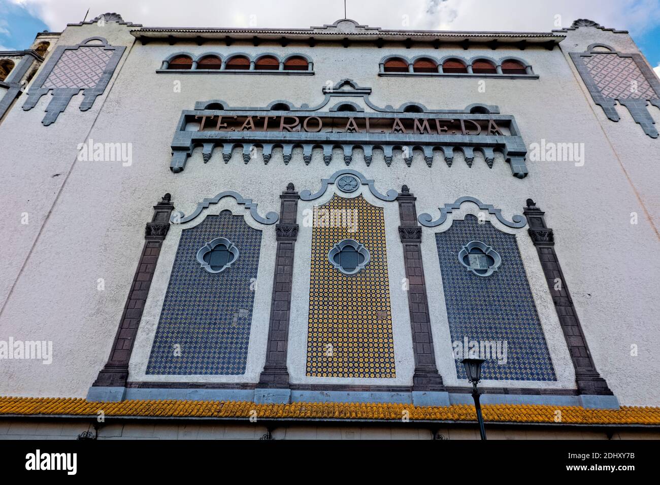 Facade of the 1941 Cineteca Alameda, San Luis Potosi, Mexico Stock ...