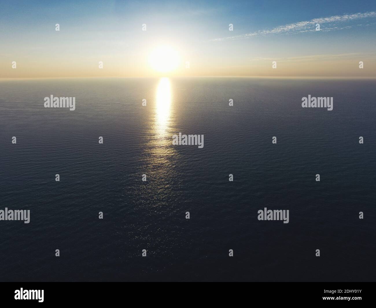 Aerial view waves on sand beach. Sea waves on the beautiful beach ...