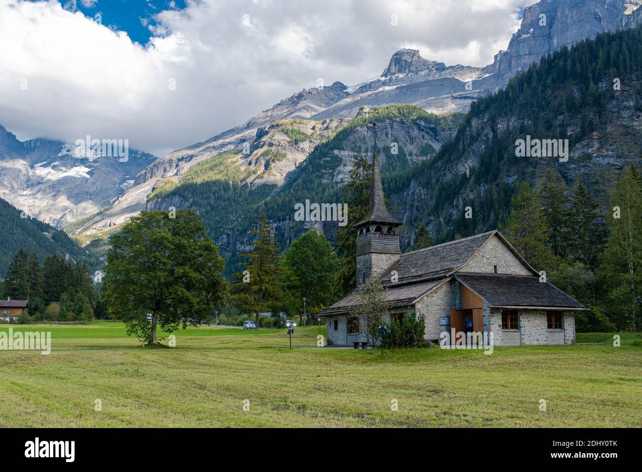 Switzerland amazing Alps in city Kandersteg Stock Photo - Alamy
