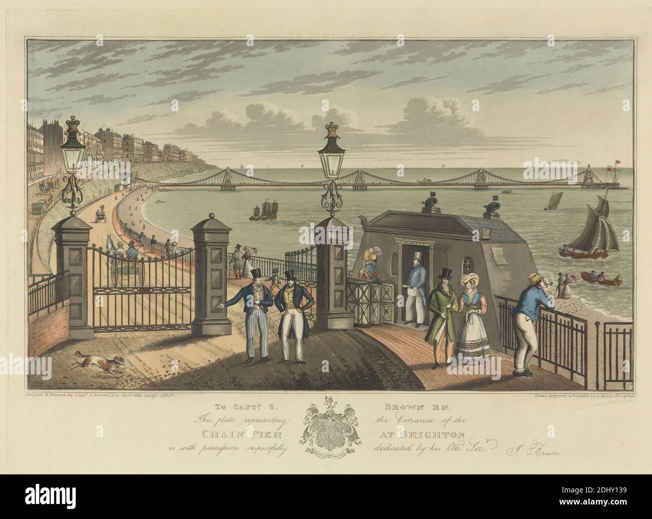 Brighton pier gates hi-res stock photography and images - Alamy