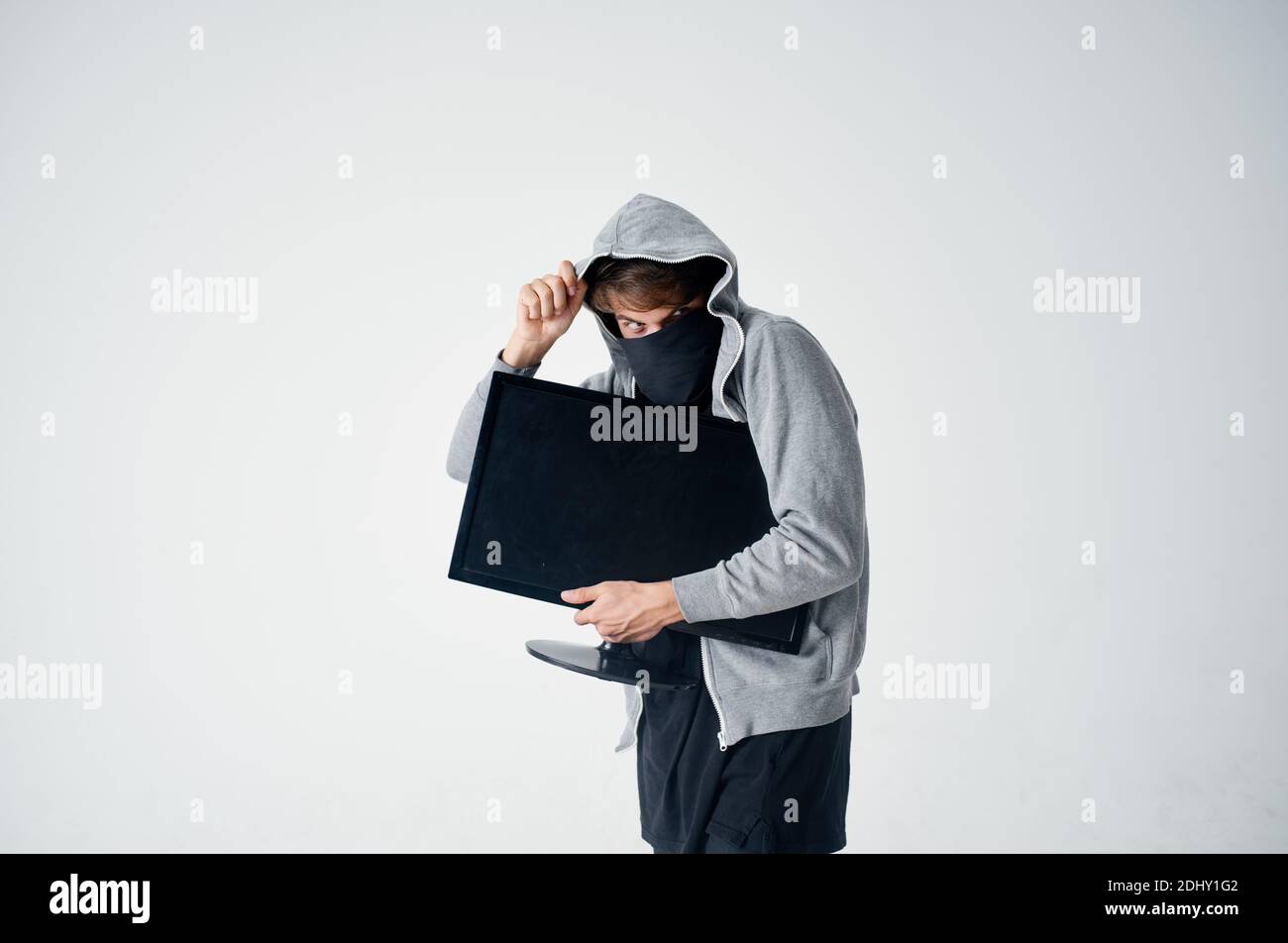 Computer monitor hand gun isolated hi-res stock photography and images ...