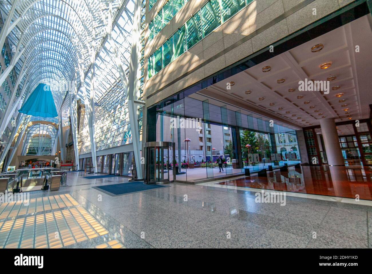 Interior of Brookfield Place in Toronto, Ontario, Canada Stock Photo ...
