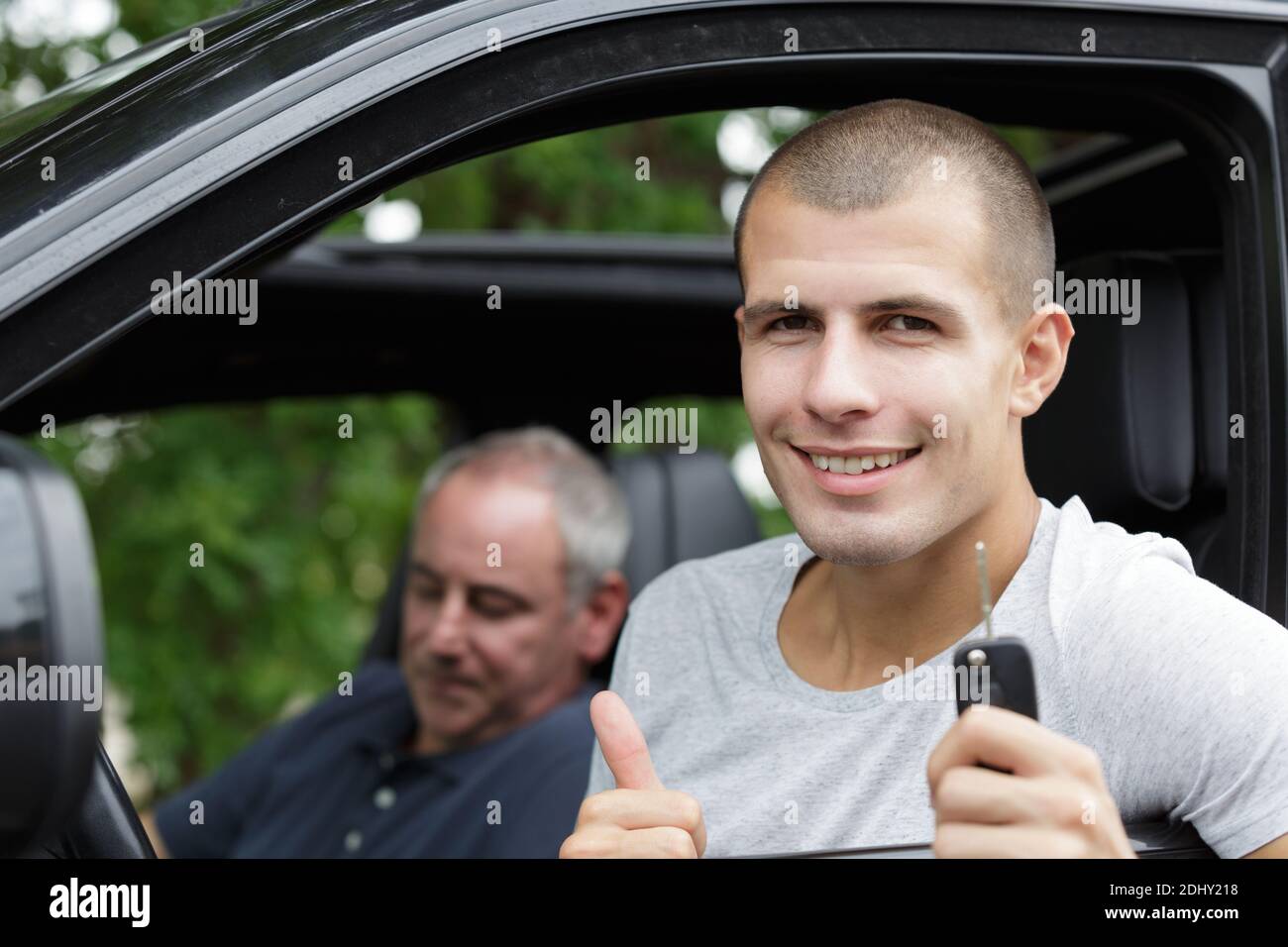 Man car keys parked hi-res stock photography and images - Alamy