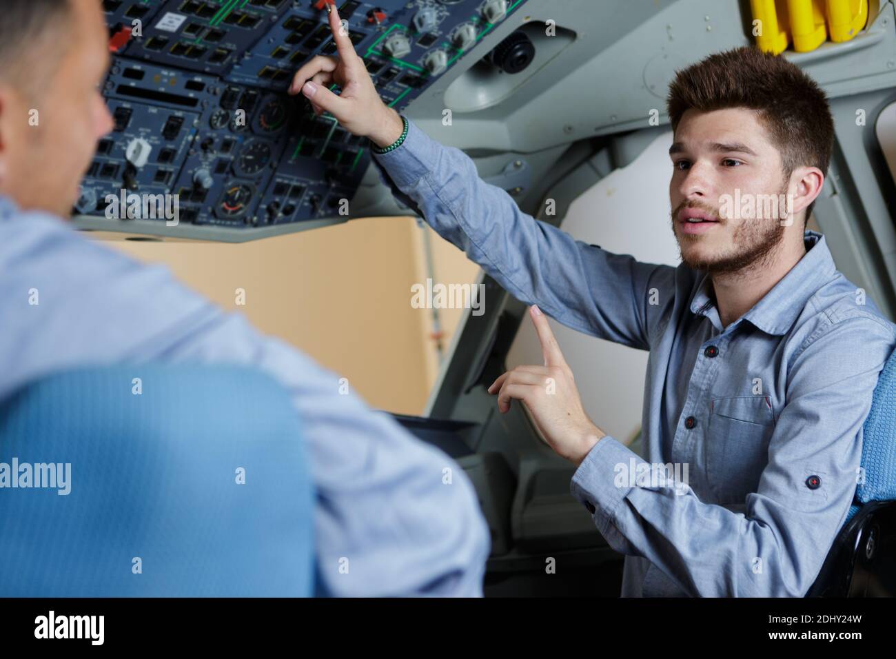 Flight control training session hi-res stock photography and images - Alamy