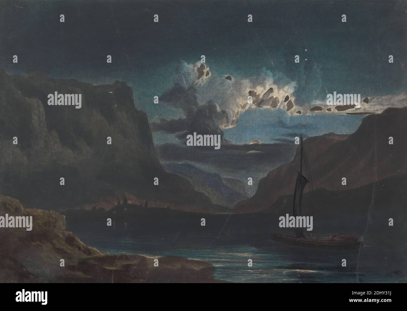 New Weir on the Wye, Print made by Frederick Christian Lewis the Elder ...