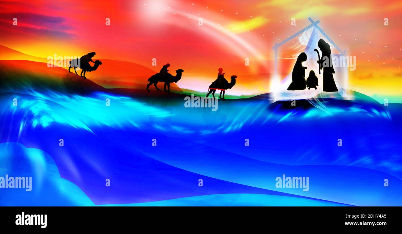 Christmas star bethlehem hi-res stock photography and images - Alamy