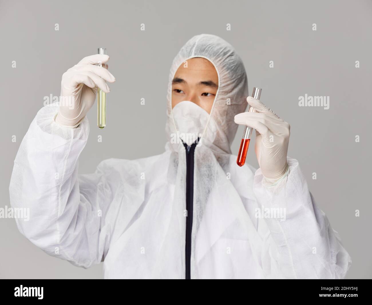 male laboratory assistant medicine research microbiology vaccine ...