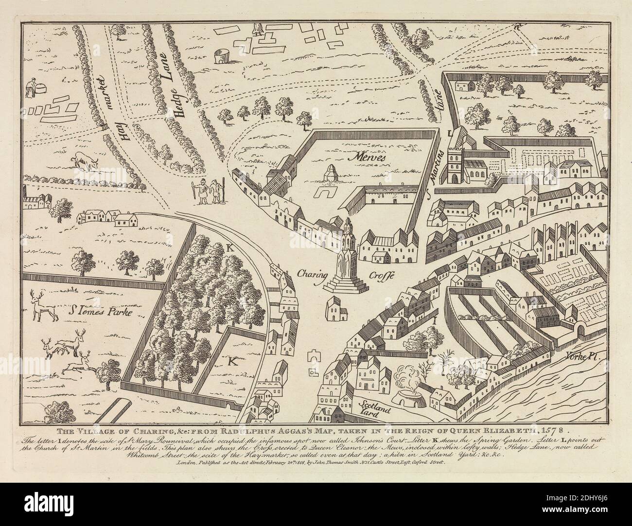 Rodolphus aggass map hi-res stock photography and images - Alamy