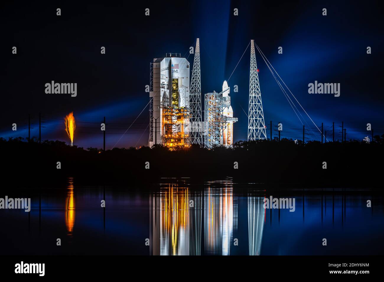 A United Launch Alliance (ULA) Delta IV Heavy rocket carrying the NROL ...