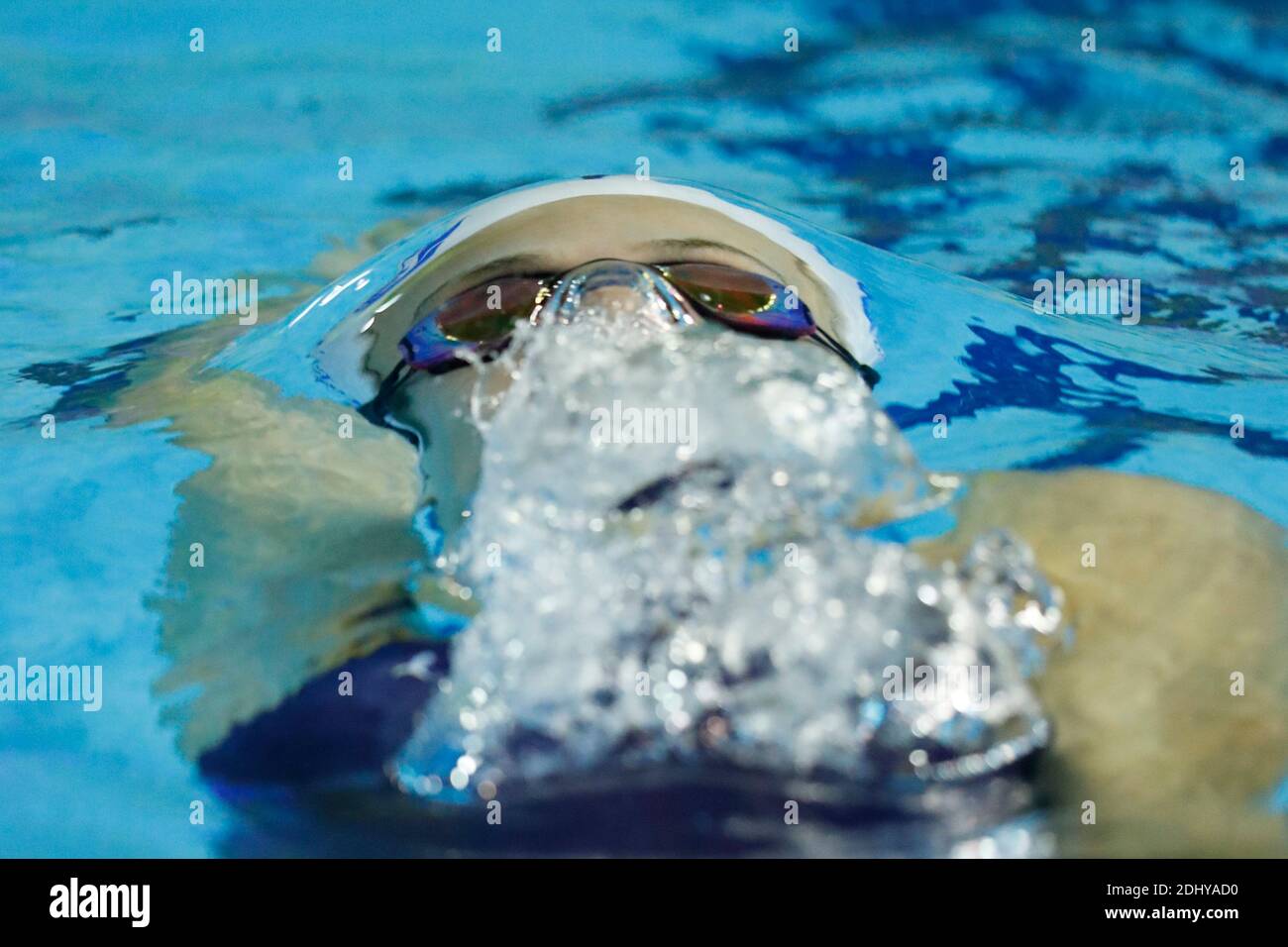 Camille Gheorghiu in the 200 meters backstroke women in the French 2016 ...