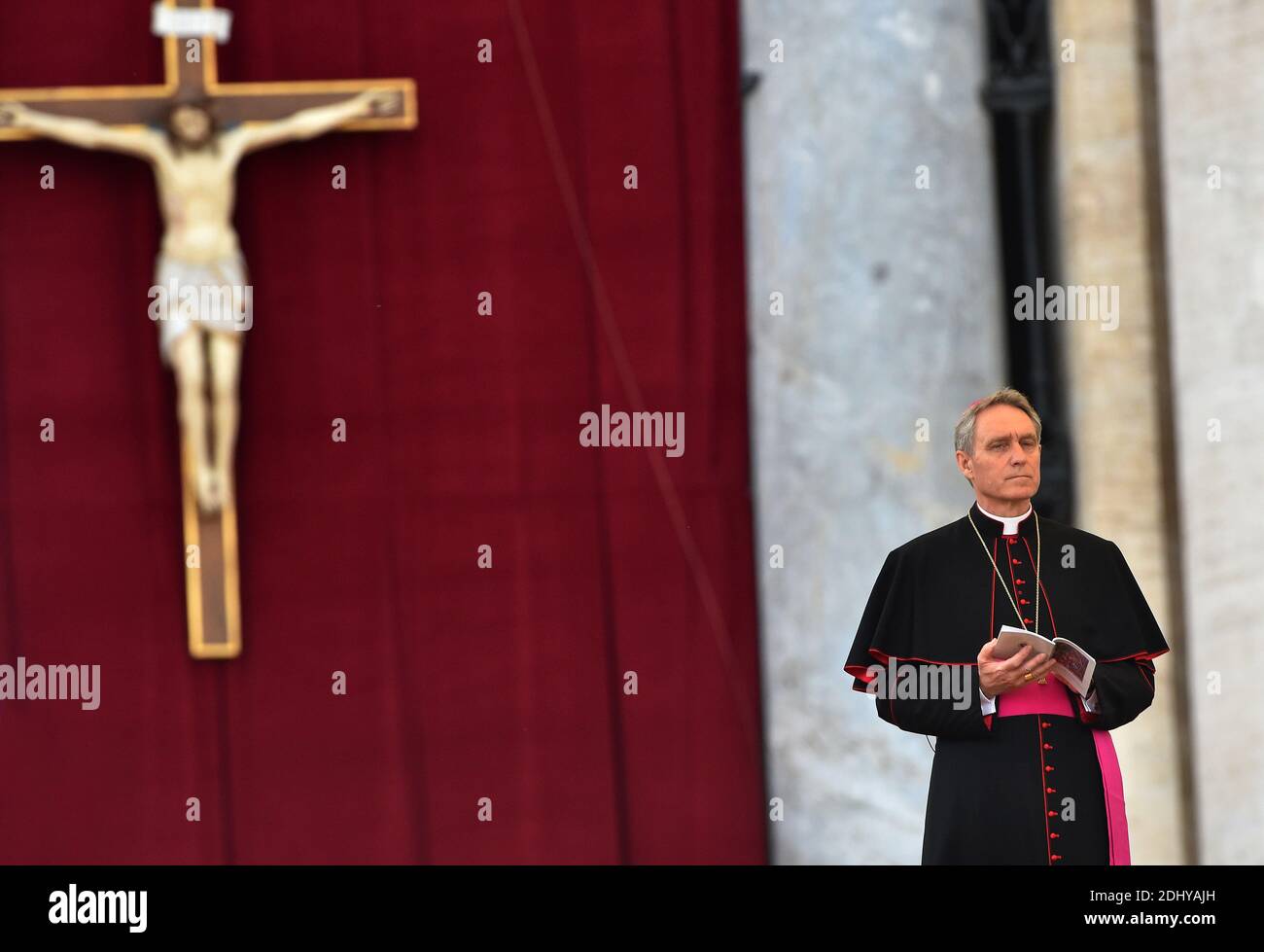 The prefect of the papal hosehold Georg Gaenswein attends a prayer ...