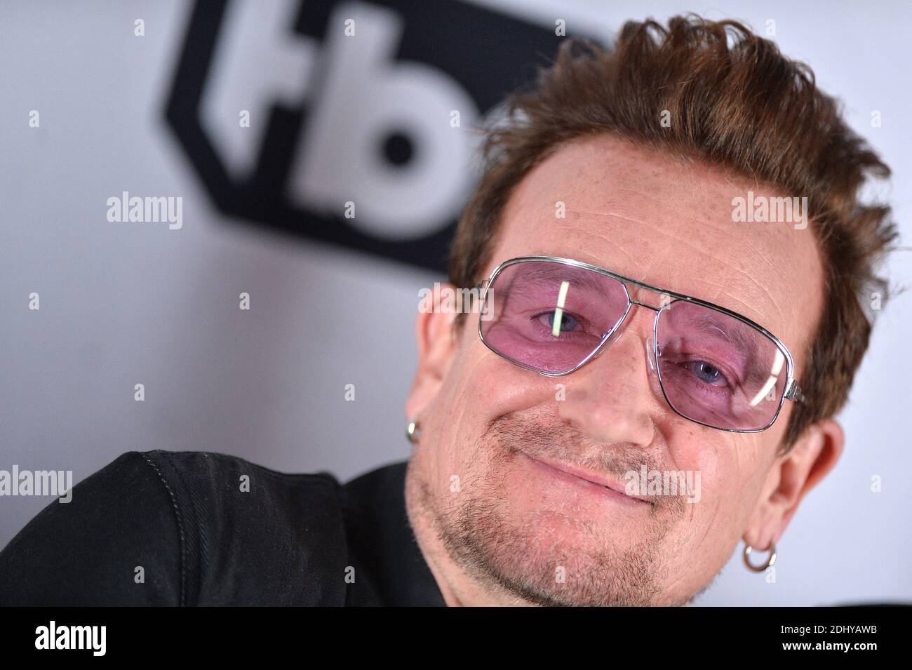 Bono attends the iHeartRadio Music Awards at The Forum on April 3, 2016 ...