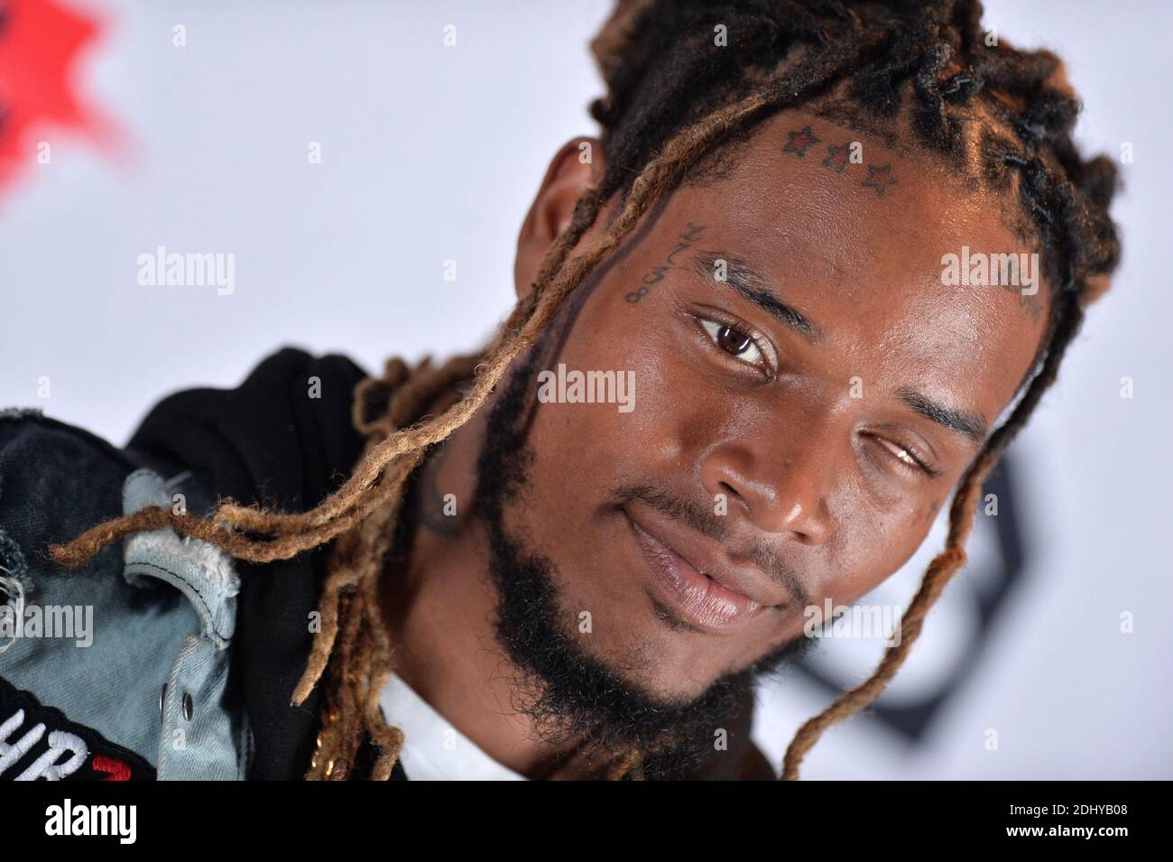 Fetty Wap attends the iHeartRadio Music Awards at The Forum on April 3 ...