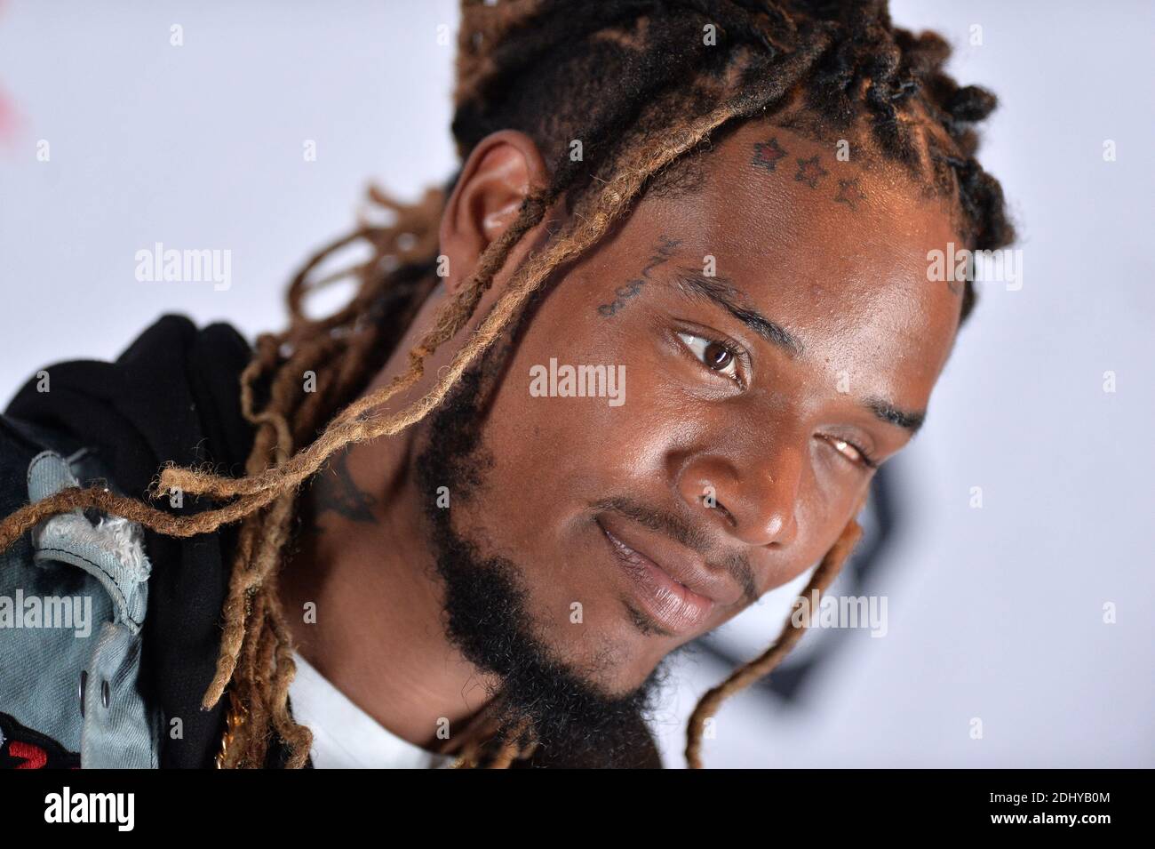 Fetty Wap attends the iHeartRadio Music Awards at The Forum on April 3 ...