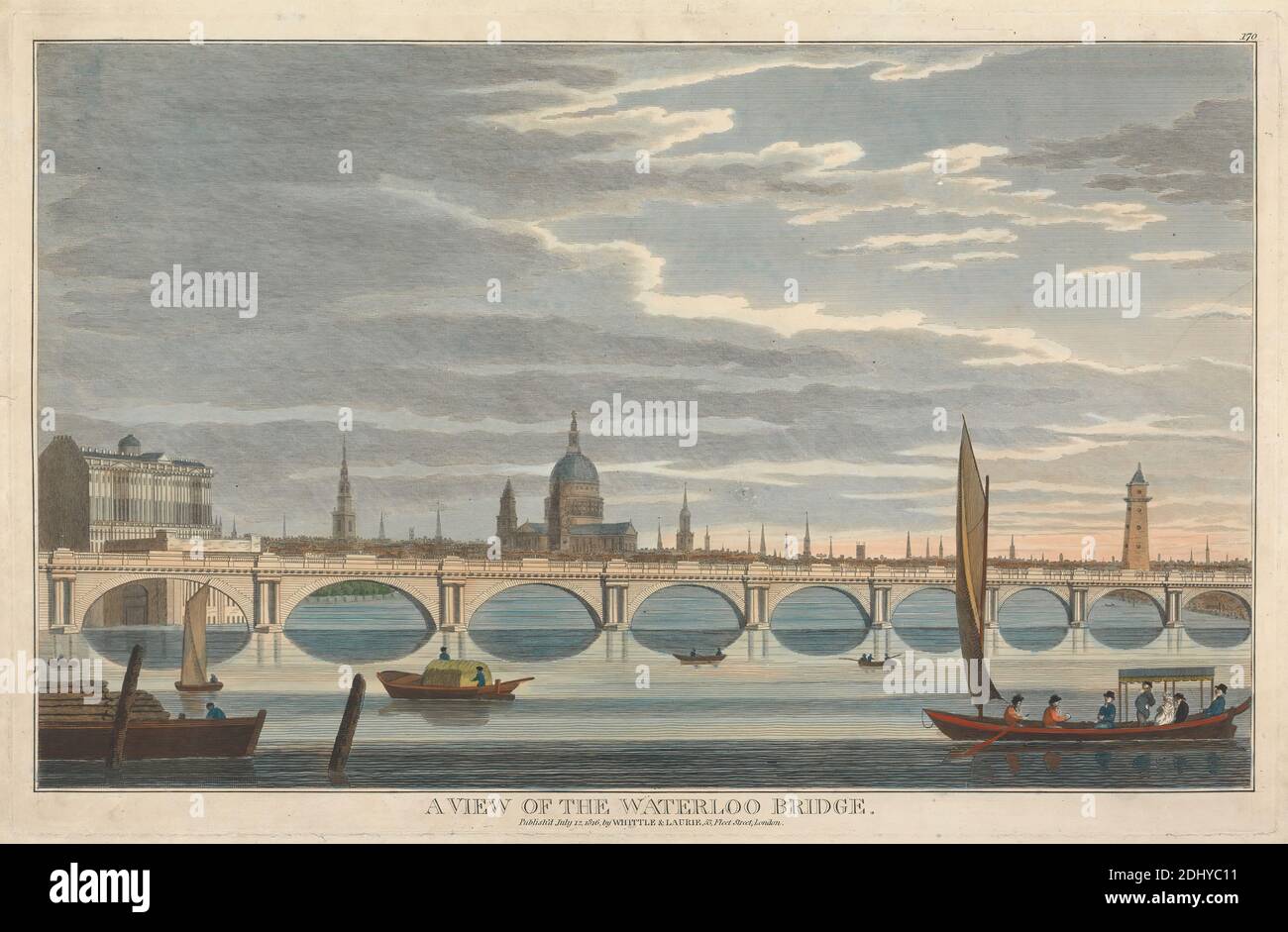 A View of the Waterloo Bridge, unknown artist, after unknown artist ...